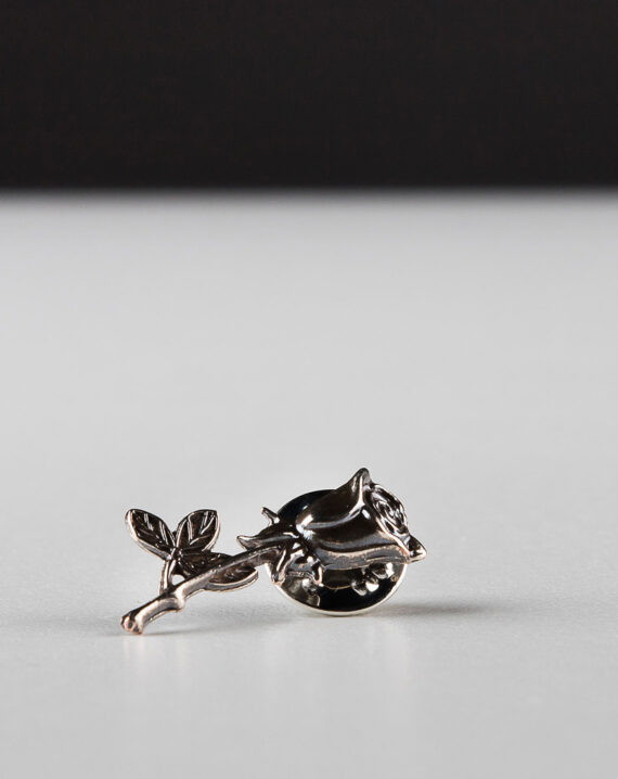 Pin Flor Plata Envejecida - La tienda PSOE